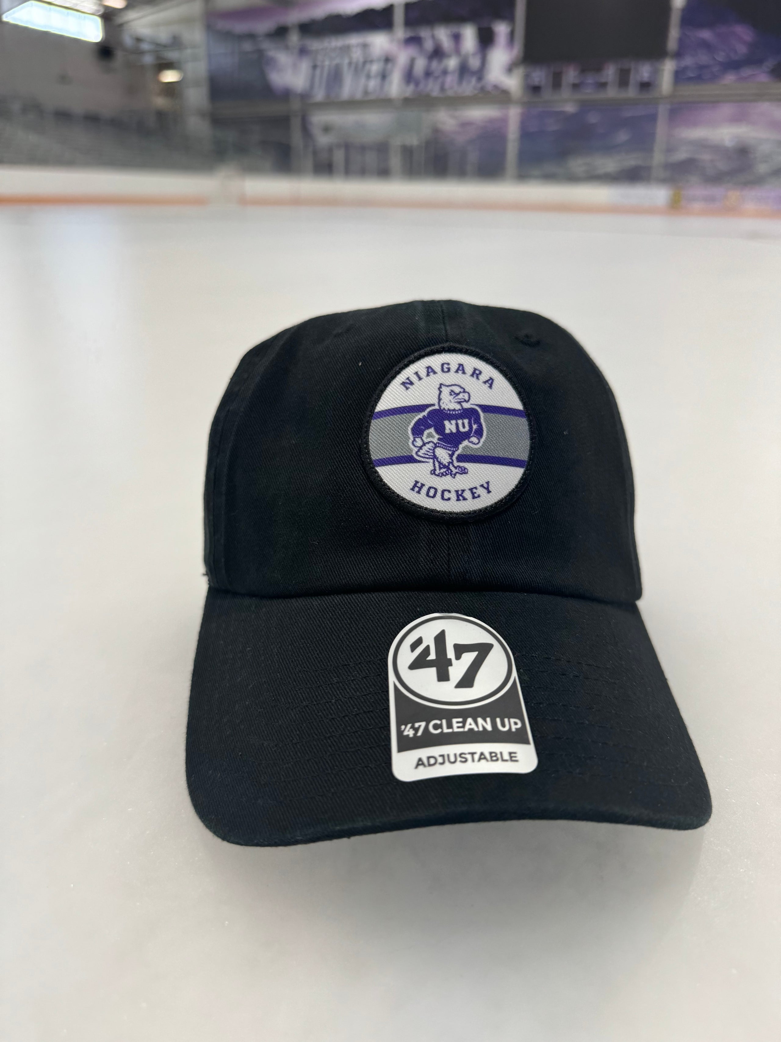 47 Adjustable Black Circle Niagara Hat Dwyer Arena Team Shop
